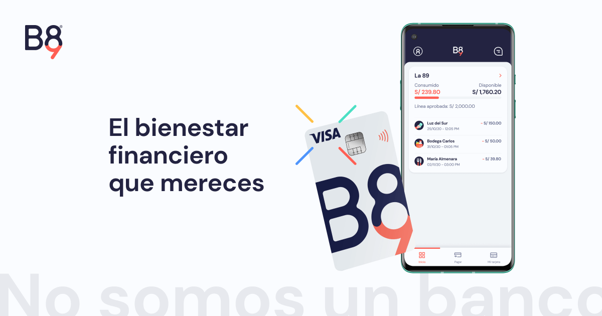 B89 | No somos un banco